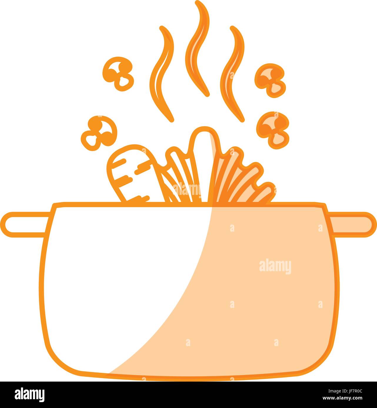 Boiling vegetables Stock Vector Images - Alamy