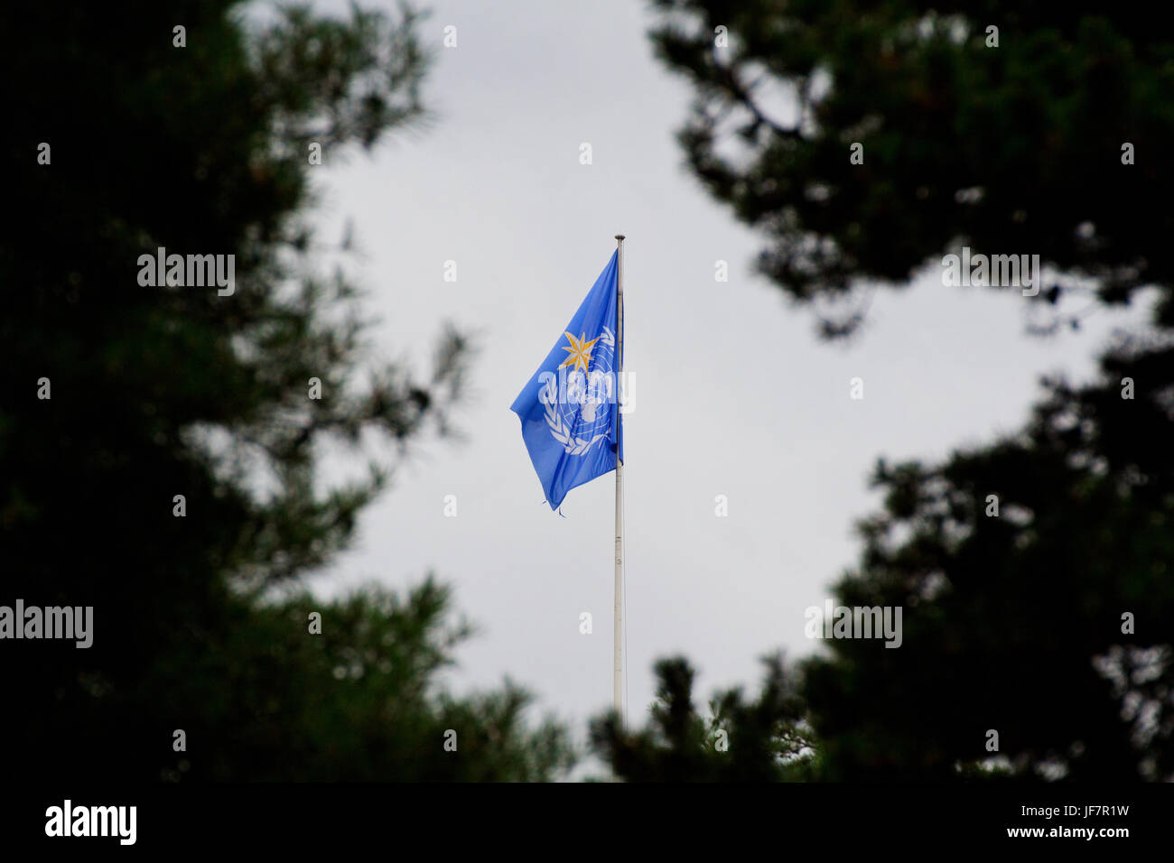 World meteorological organization wmo waving hi-res stock photography ...