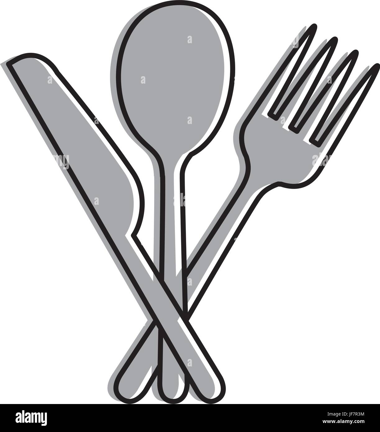 set kitchen cutlery icon Stock Vector Image & Art - Alamy