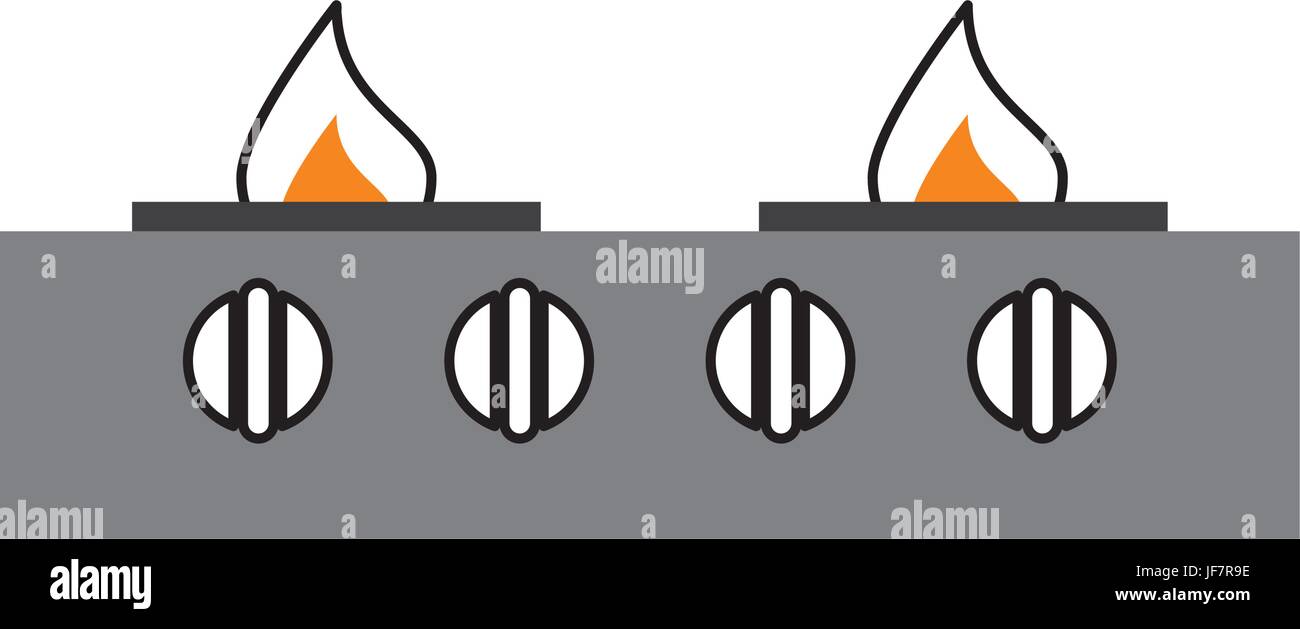 stove gas kitchen icon Stock Vector Image & Art - Alamy