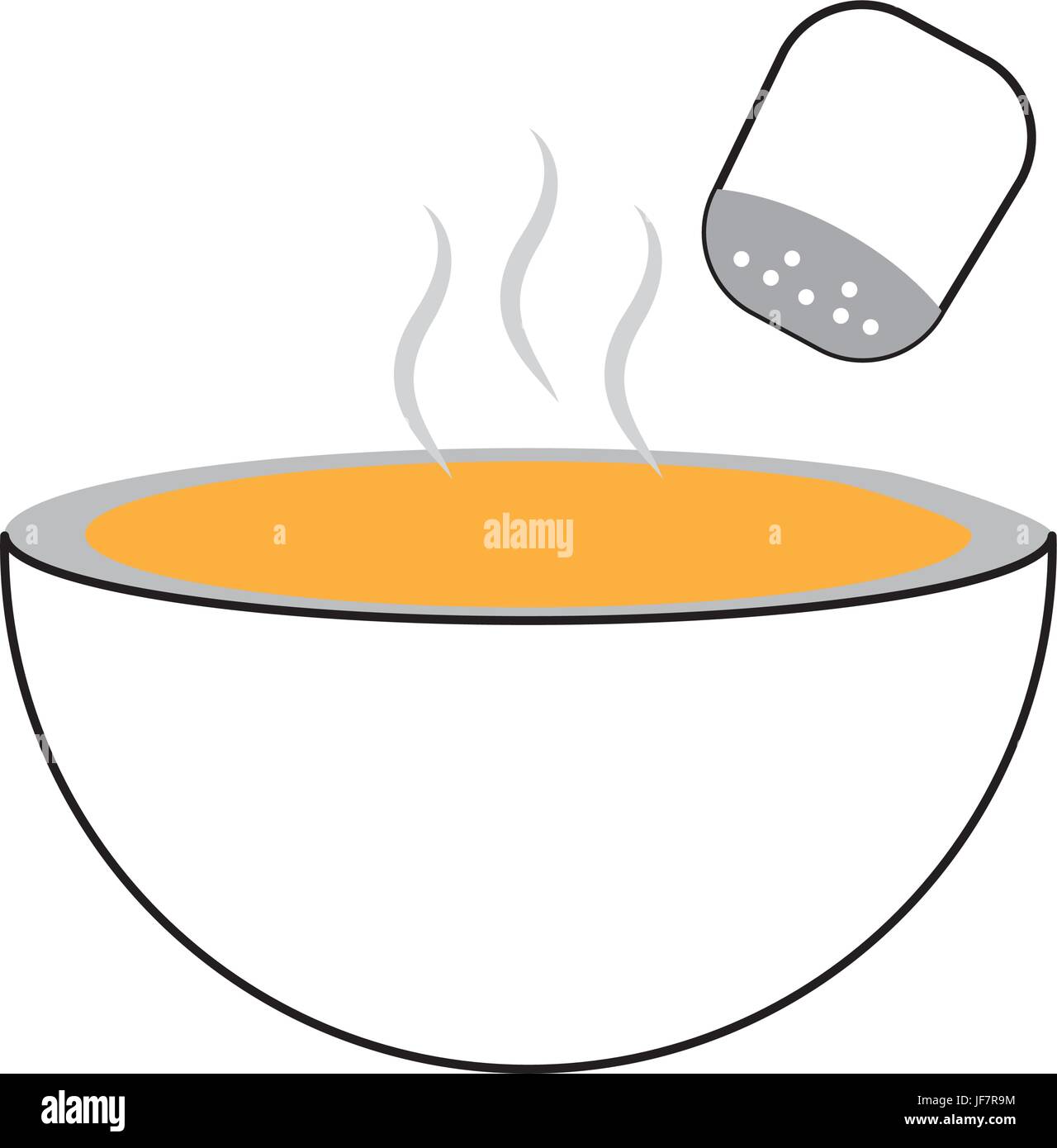 Dish salt shaker isolated Stock Vector Images - Alamy