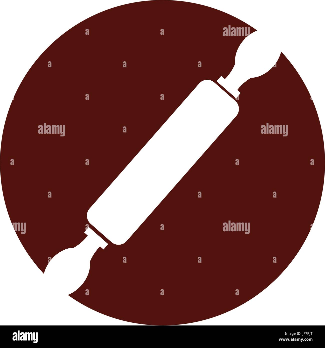 kitchen wooden roller icon Stock Vector Image & Art - Alamy