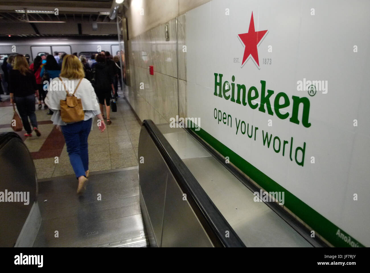 Daily life in Athens, Greece Stock Photo - Alamy