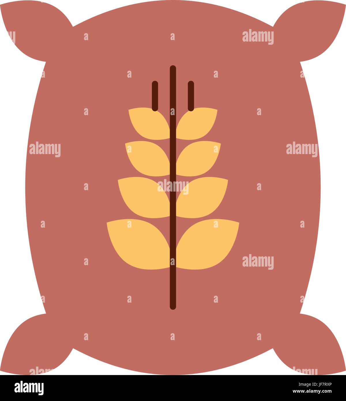 Sack of wheat icon Stock Vector Image & Art - Alamy