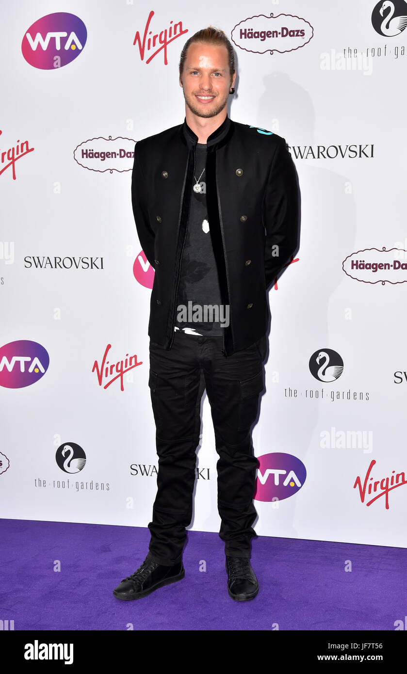 Sam Branson attending the annual WTA pre-Wimbledon party at the Roof ...