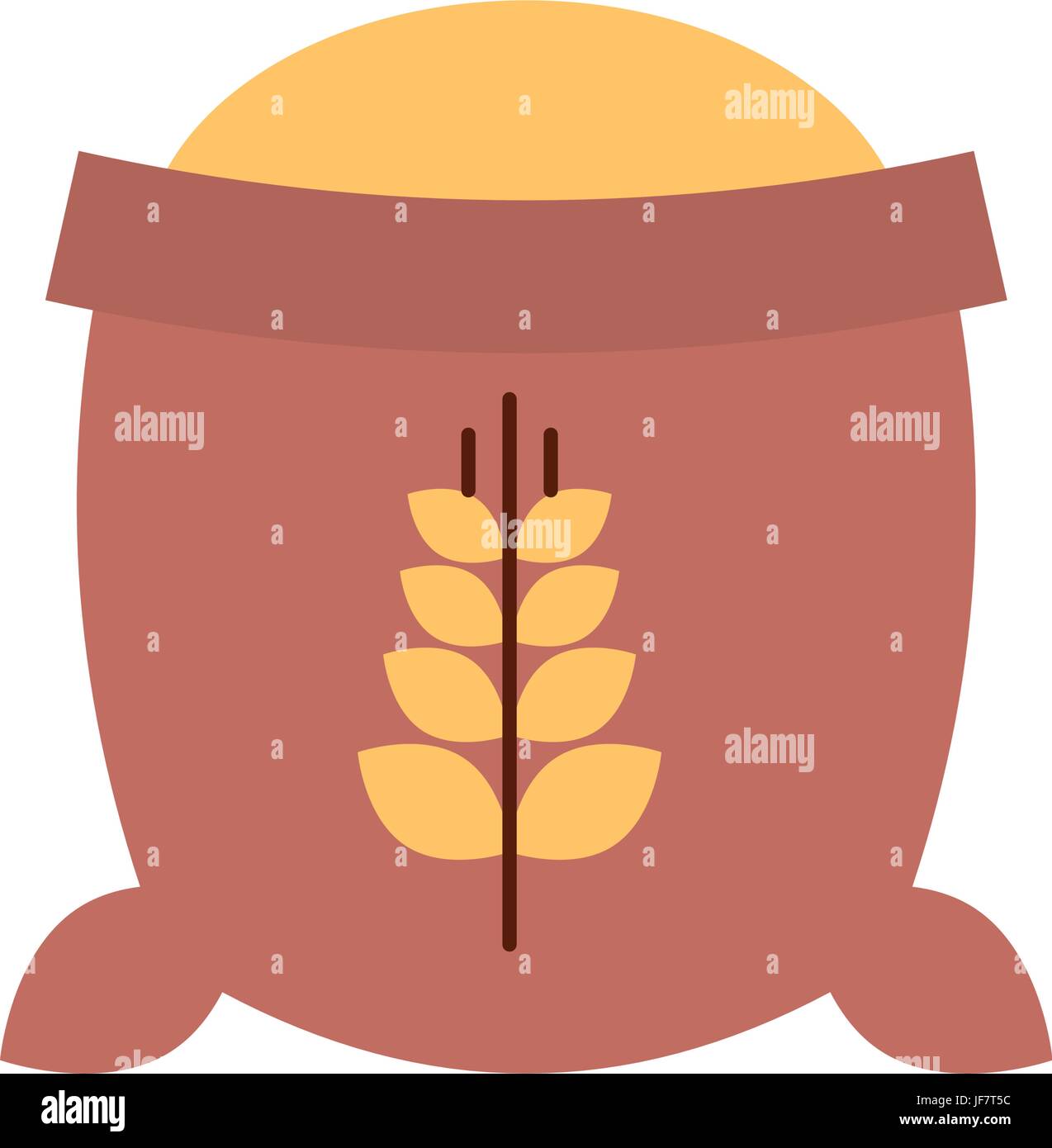 Sack of wheat icon Stock Vector Image & Art - Alamy