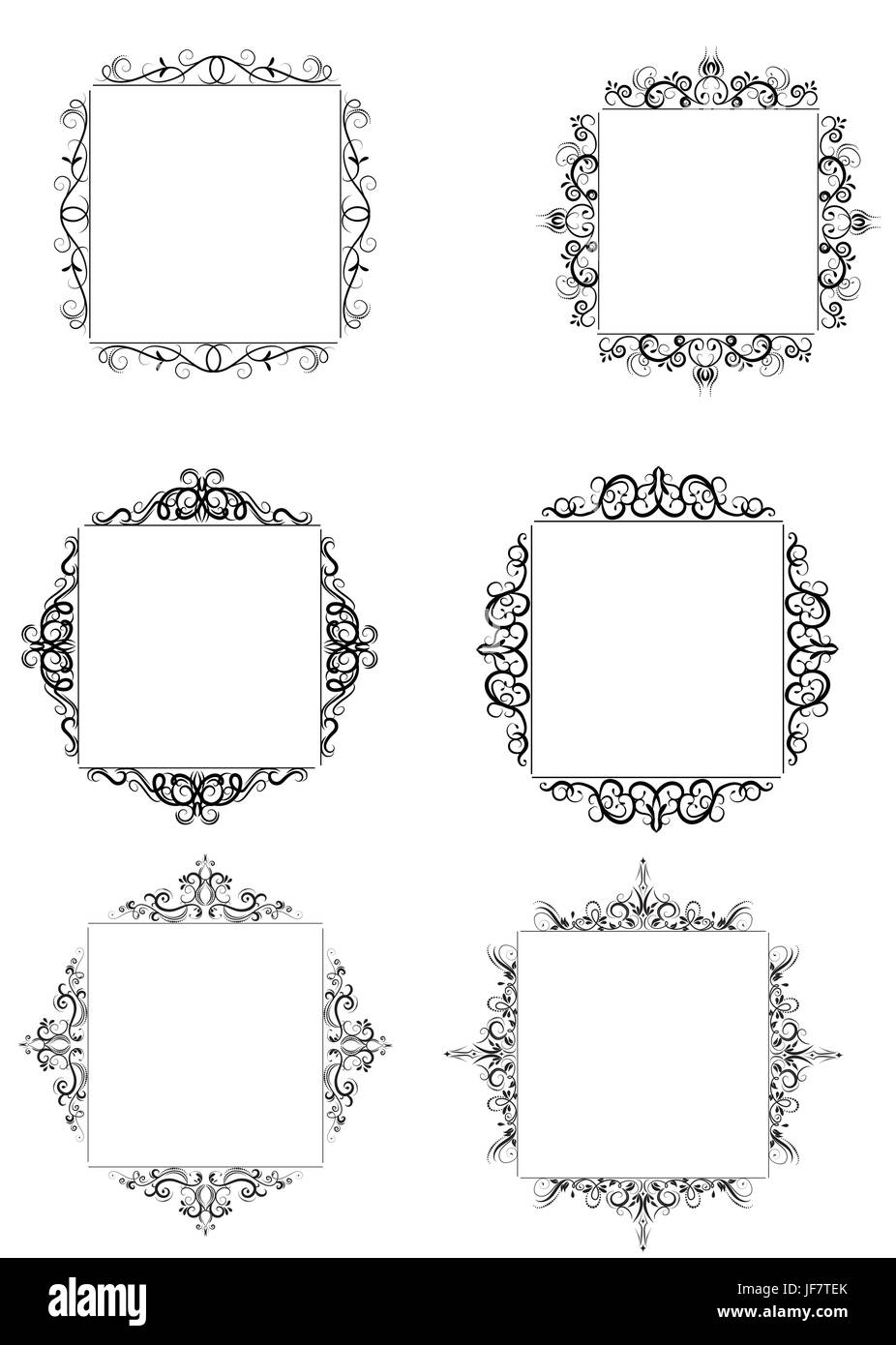 Vintage baroque frame Stock Vector Image & Art - Alamy