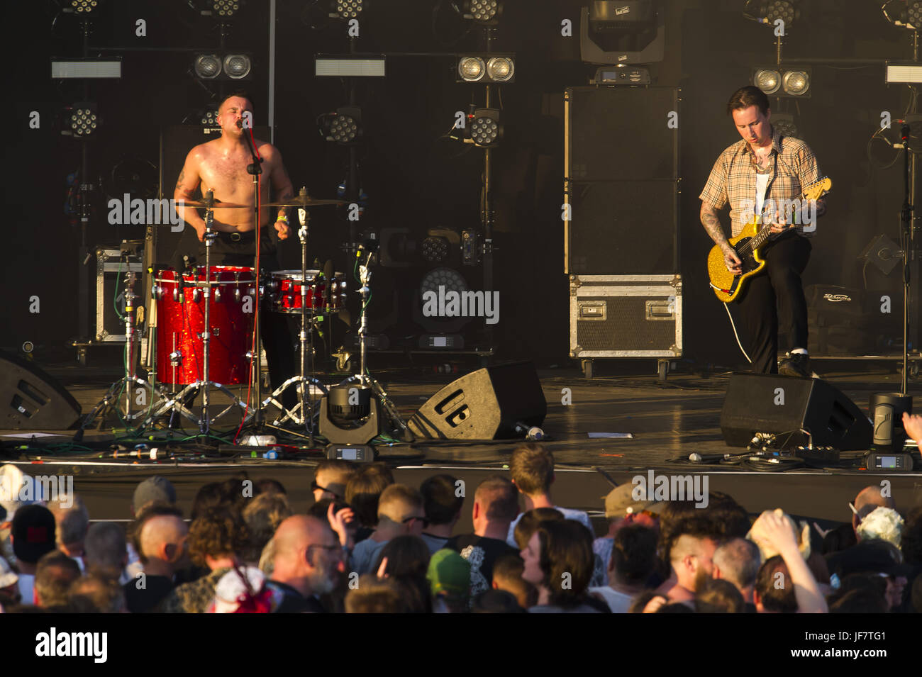 Bearded Theory - Day 2 - Performances Featuring: Slaves Where: Catton ...