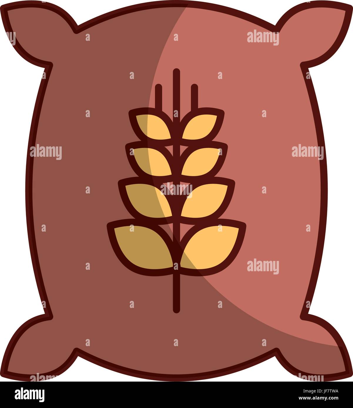 Sack of wheat icon Stock Vector Image & Art - Alamy
