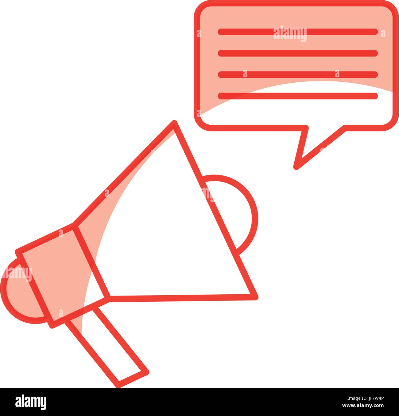 Megaphone talk person Stock Vector Image & Art - Alamy