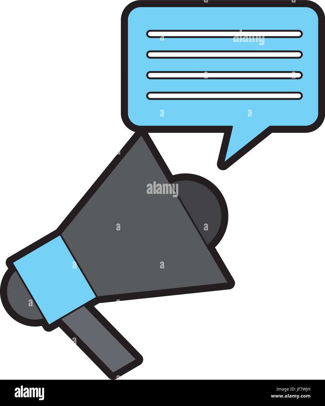 Megaphone talk person Stock Vector Image & Art - Alamy