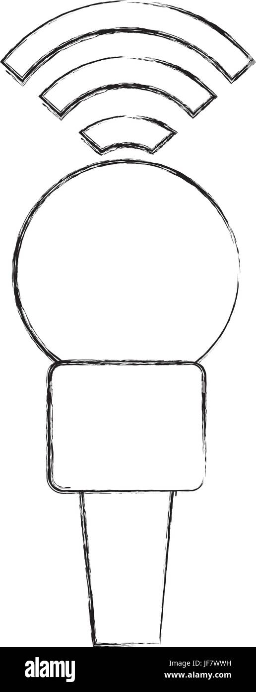 Professional microphone transmit Stock Vector Image & Art - Alamy