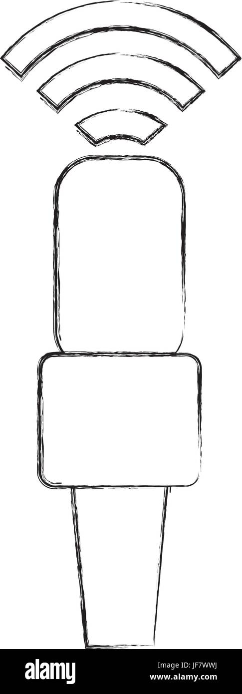 Professional microphone transmit Stock Vector Image & Art - Alamy