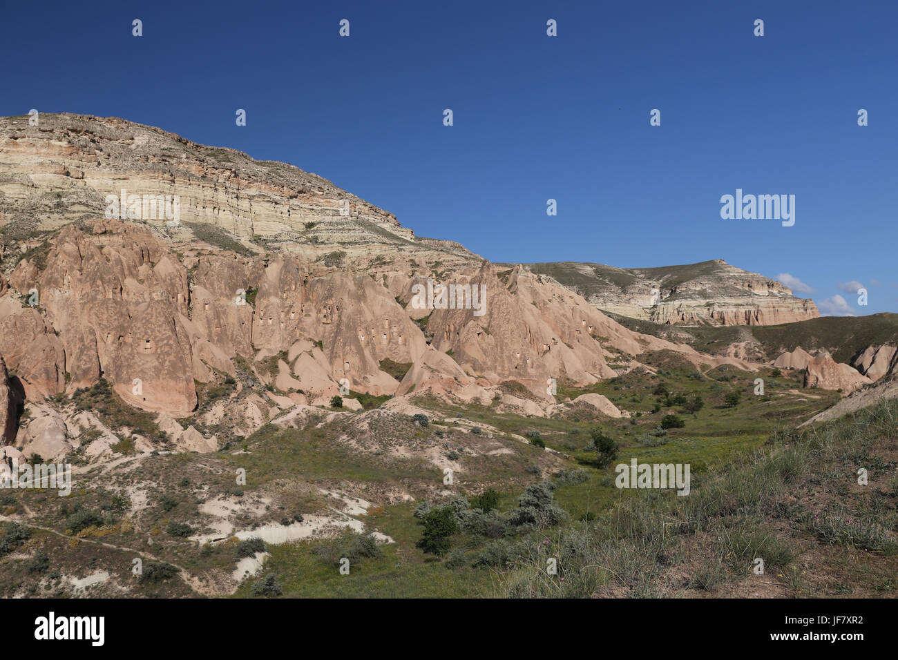 Rose Valley in Cavusin Village, Cappadocia, Turkey Stock Photo - Alamy