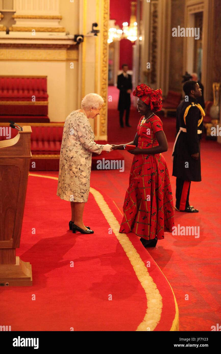 Miss Favourite Driciru from Uganda receives a Queen's Young Leaders ...