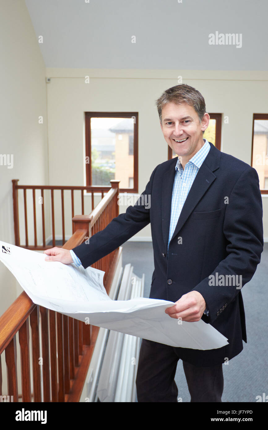 Richard Venables of property firm VSL at an office block in Lakesmere ...