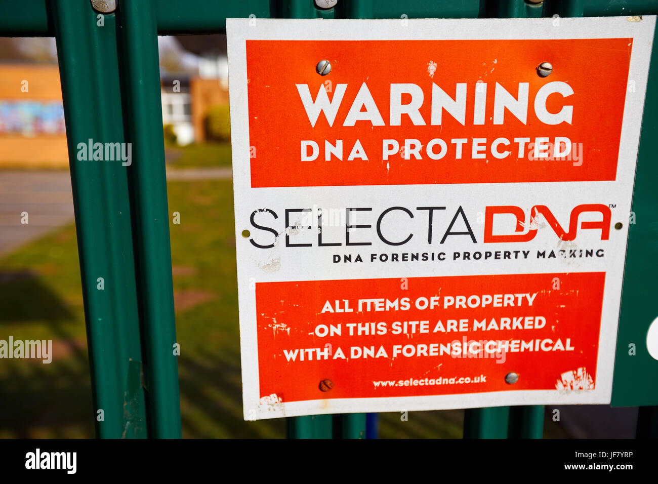 Warning dna protection sign hi-res stock photography and images - Alamy