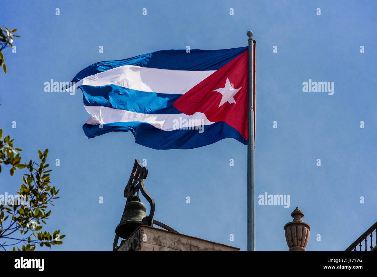 Havana cuba flag hi-res stock photography and images - Alamy