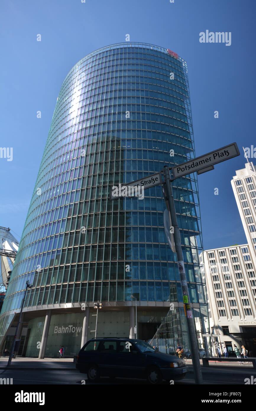 Impressions from the Potsdam square (Potsdamer Platz) in Berlin from 1 ...