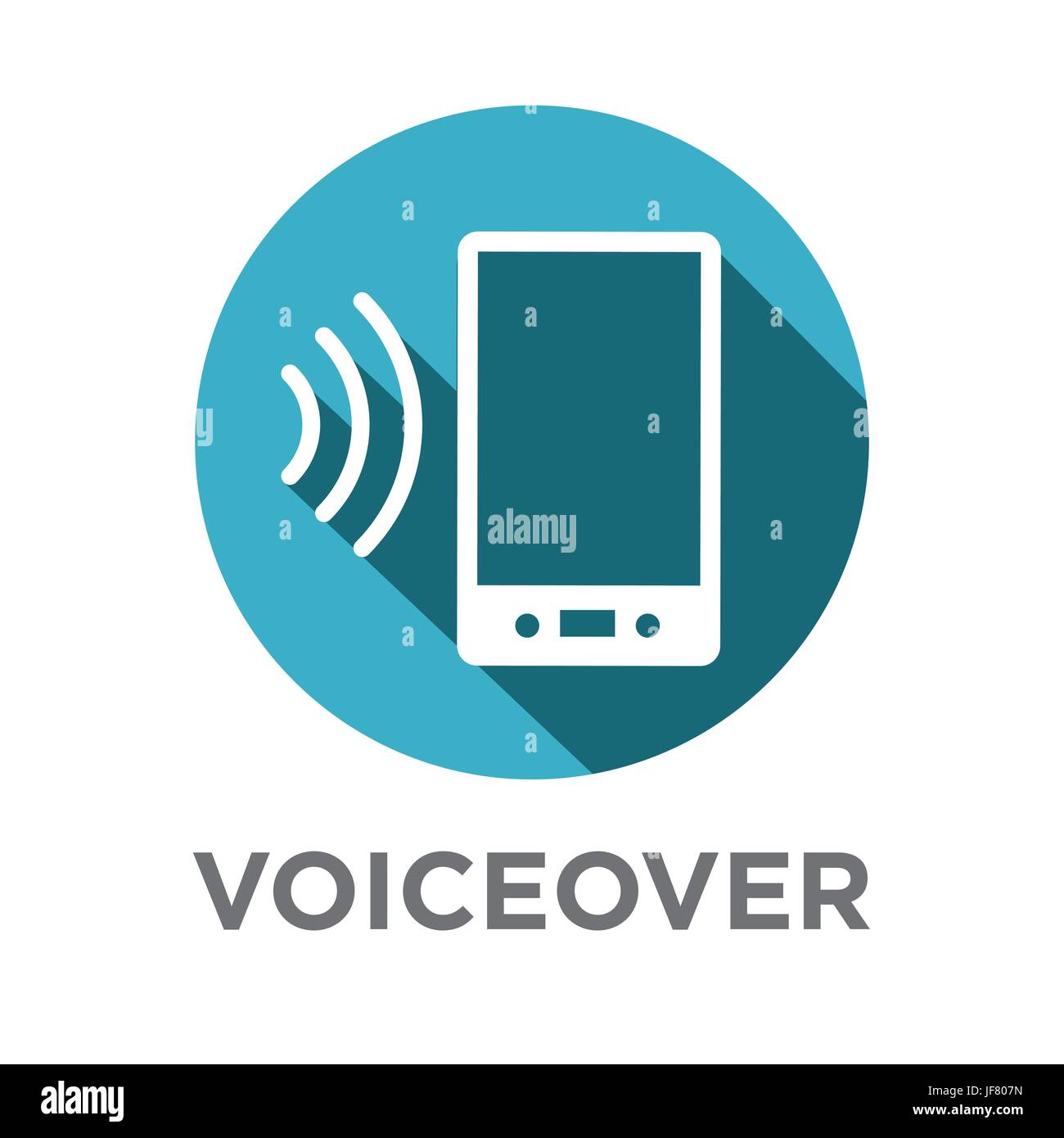 Voiceover or Voice Command Icon with Sound Wave Images Set - solid ...