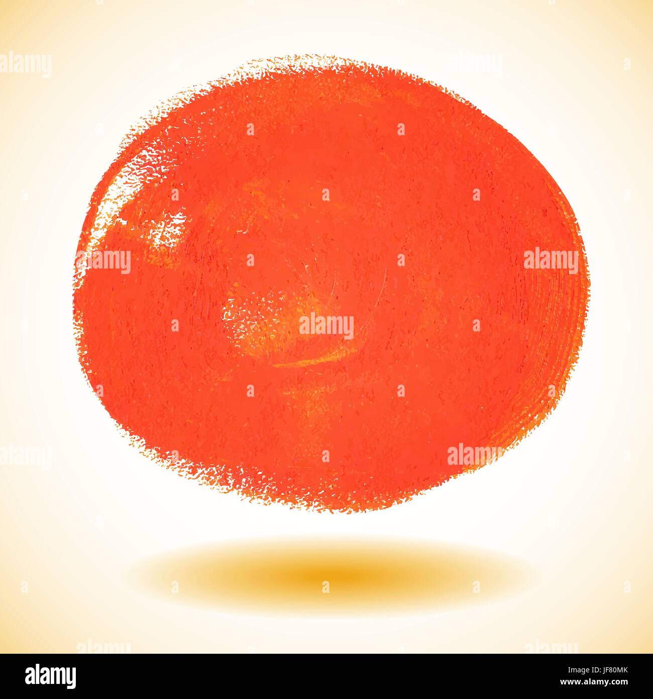 Orange watercolor paint vector circle Stock Vector Image & Art - Alamy