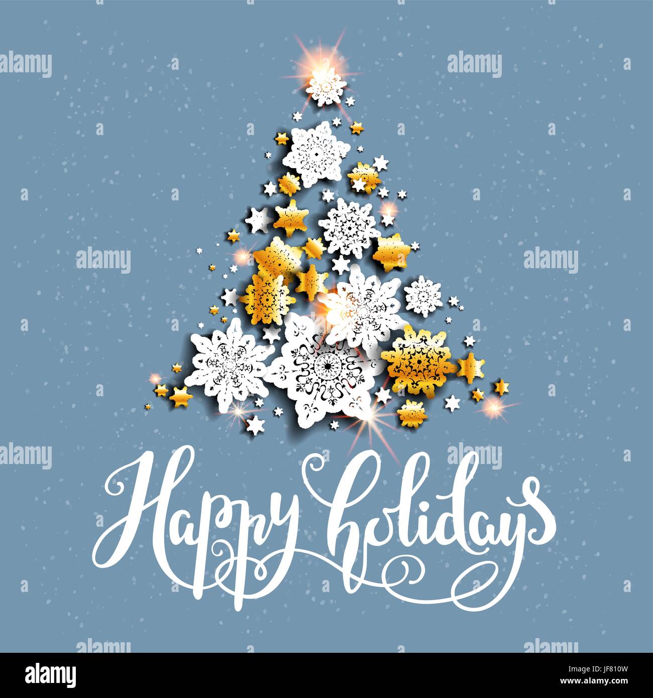 Card christmas tree letter Stock Vector Images - Alamy