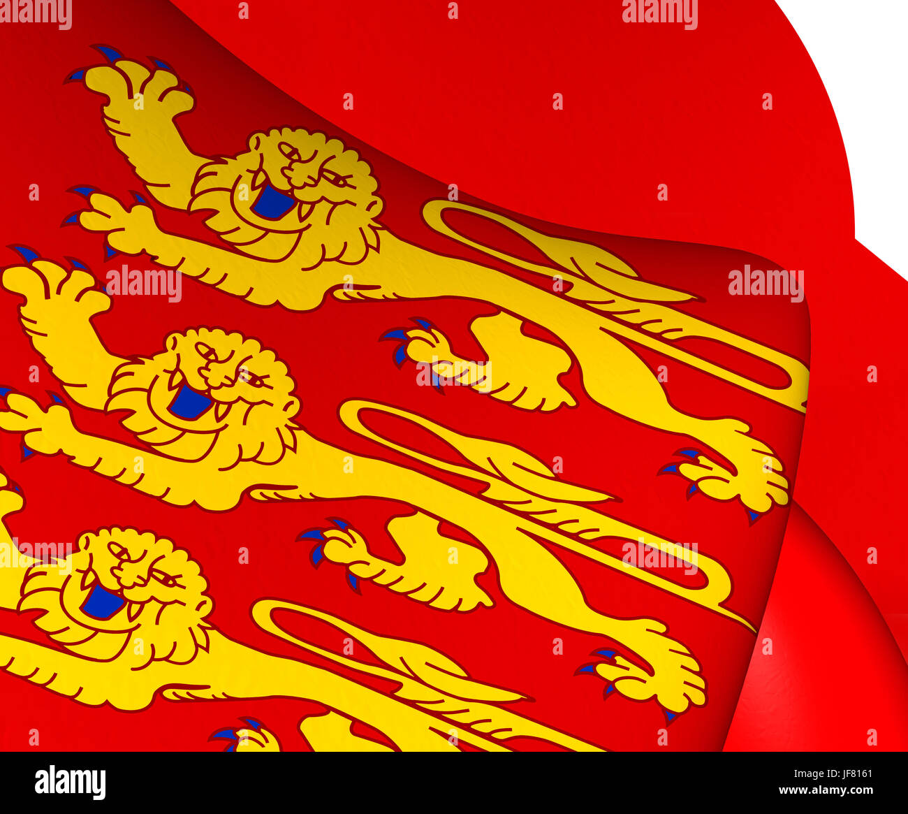 Flag of Upper Normandy, France Stock Photo - Alamy