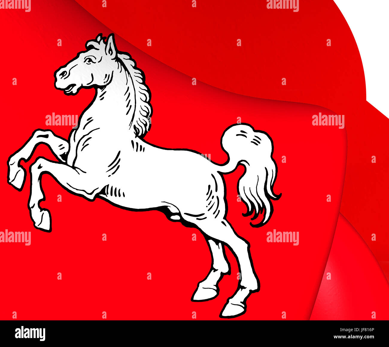 Electorate of Hanover Flag Stock Photo - Alamy