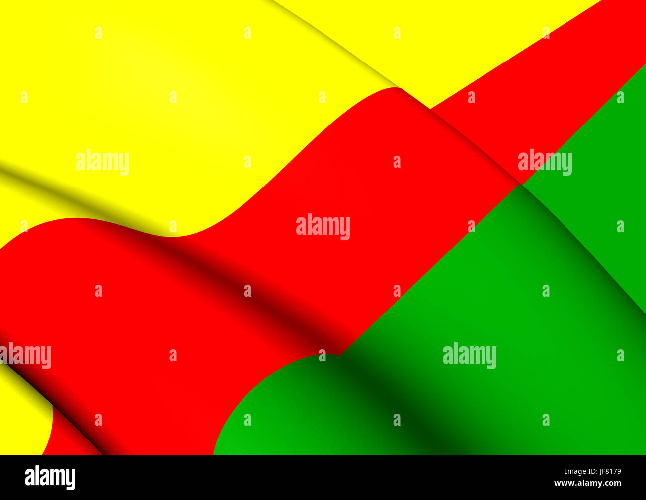 3D Flag of Humacao Stock Photo - Alamy