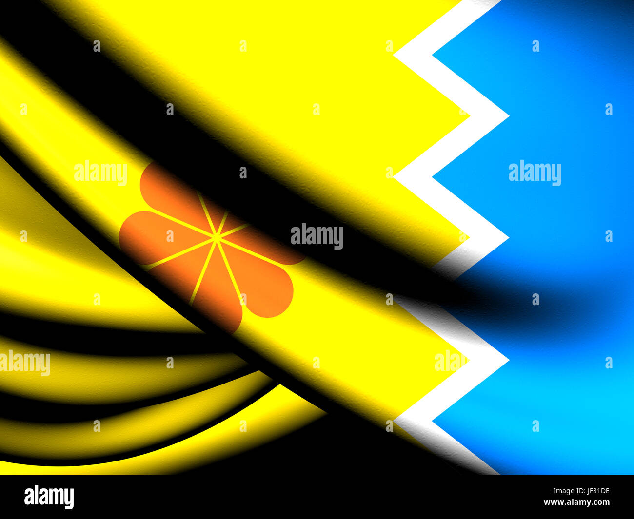 Flag of Vina Del Mar, Chile Stock Photo - Alamy