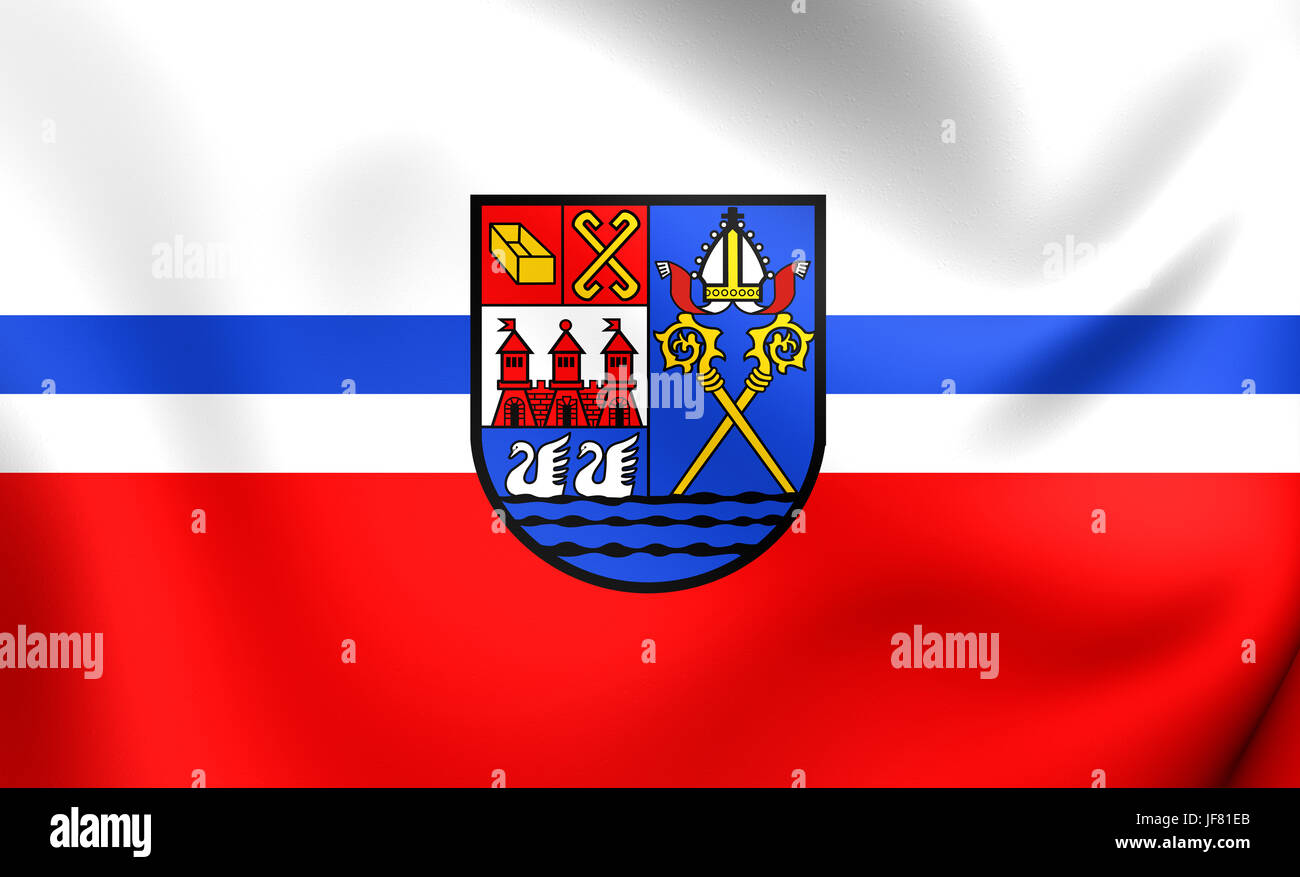 Flag of Kolobrzeg Stock Photo - Alamy