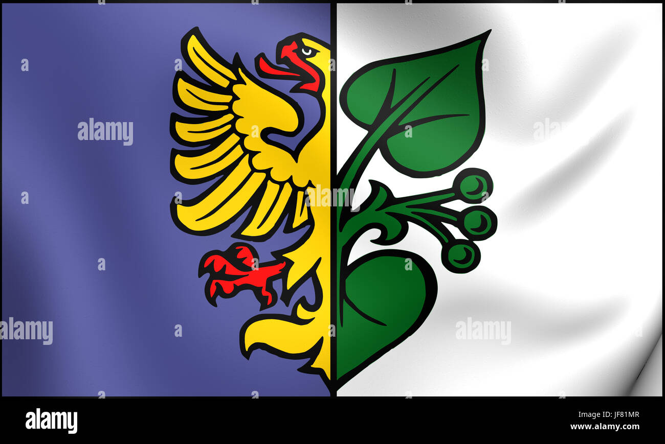 3D Flag of Karvina Stock Photo - Alamy
