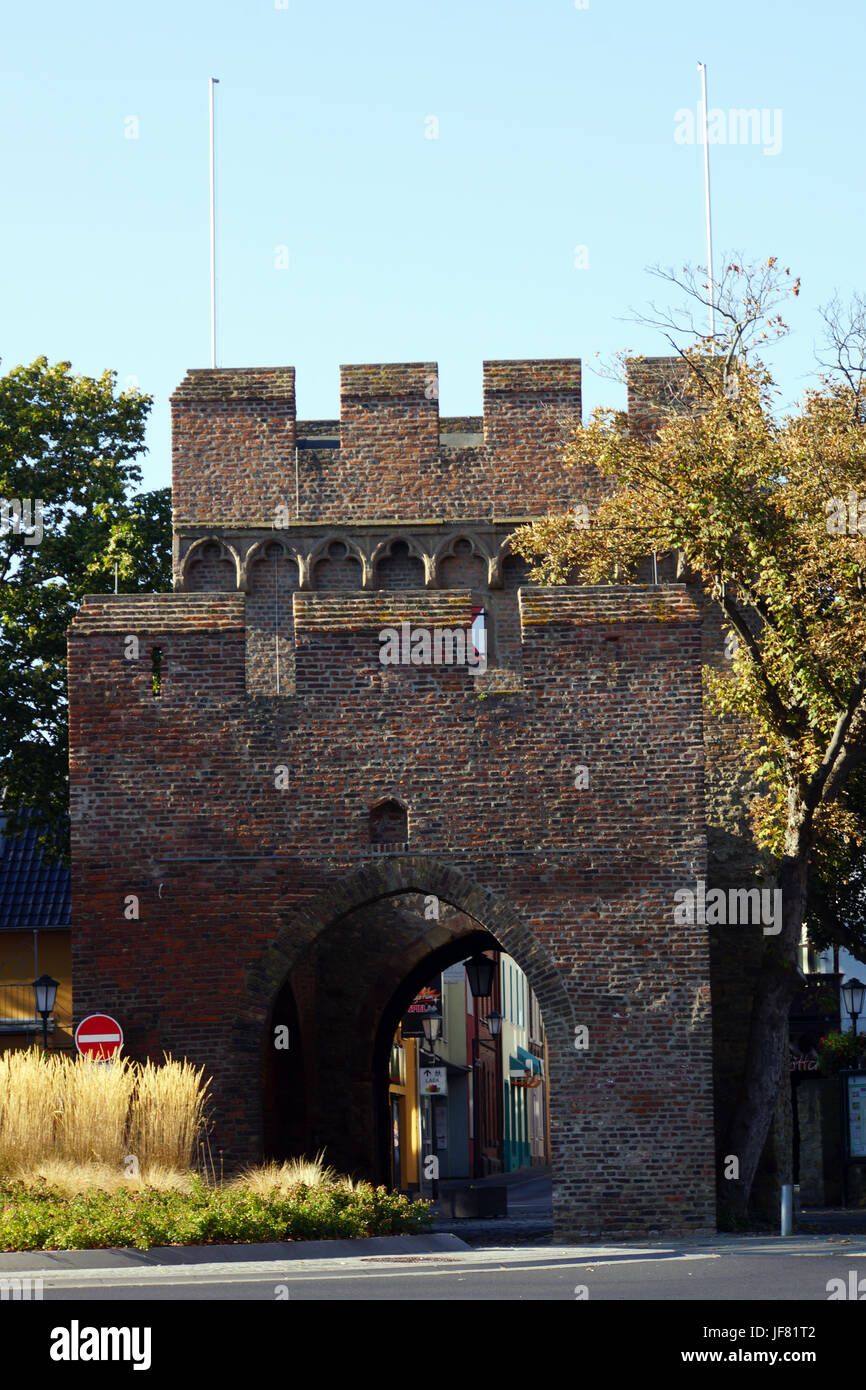 Cologne gate - historical city gate Stock Photo - Alamy