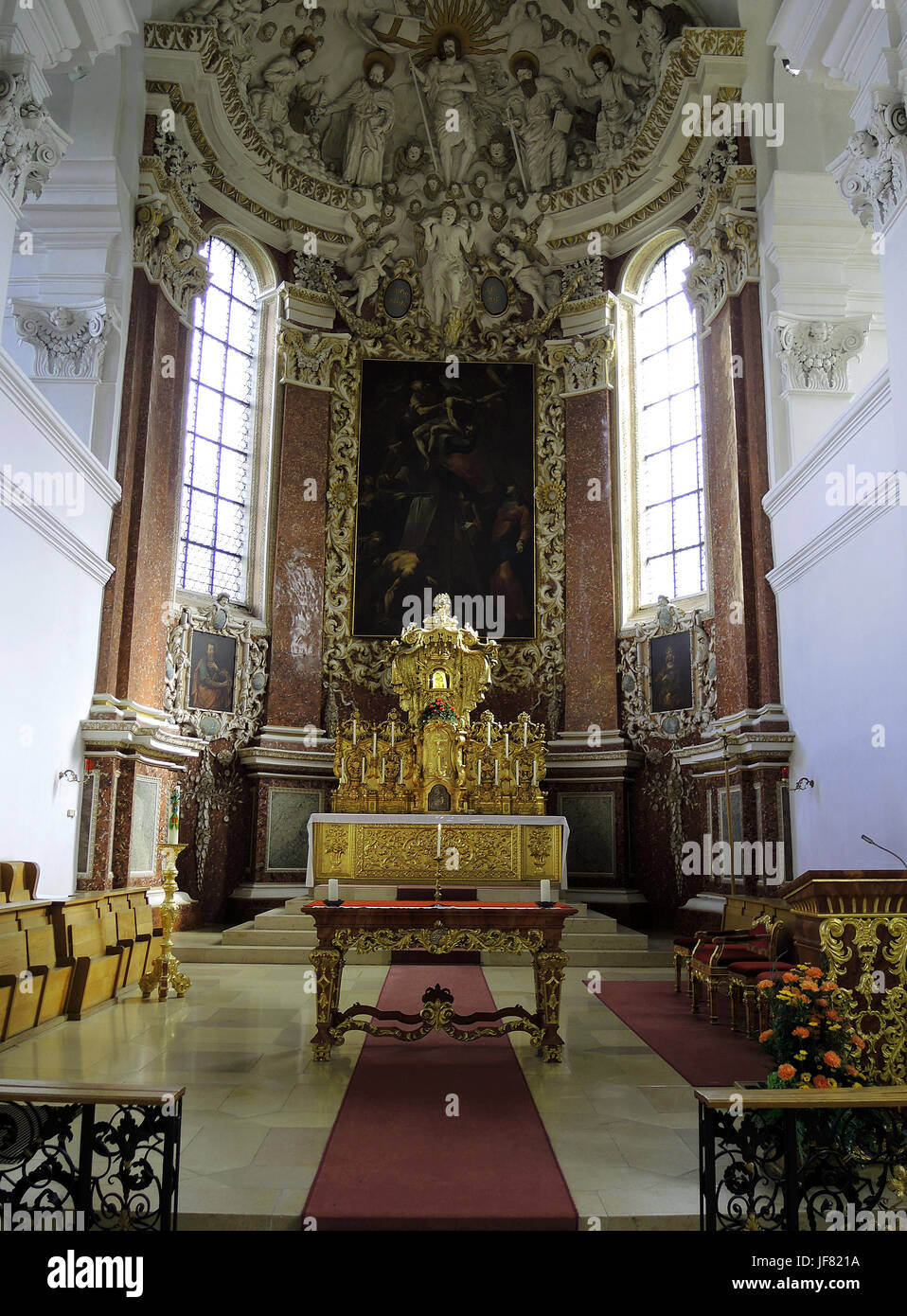 monastery, cloister, abbey, altar Stock Photo - Alamy