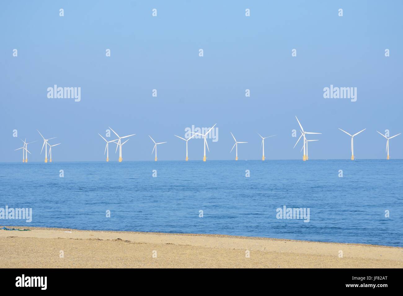 wind farm at sea Stock Photo - Alamy