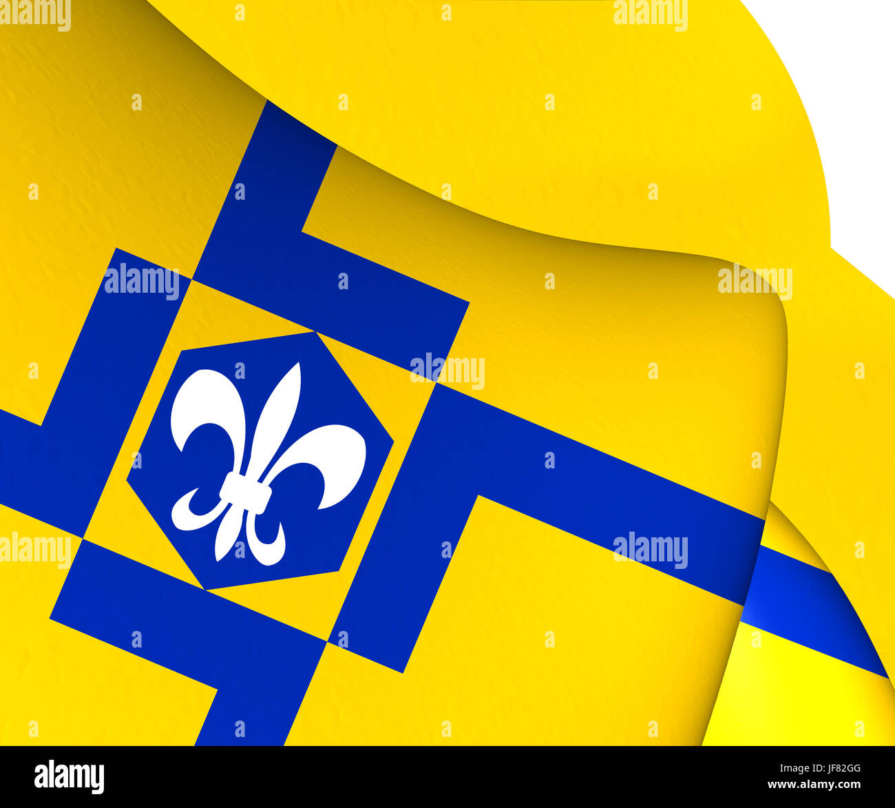 Flag of Lelystad, Netherlands Stock Photo - Alamy