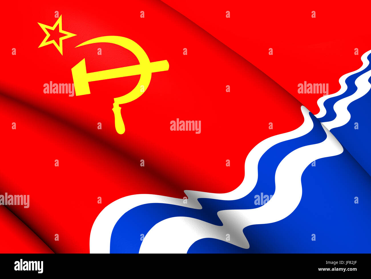 Latvian flag soviet hi-res stock photography and images - Alamy