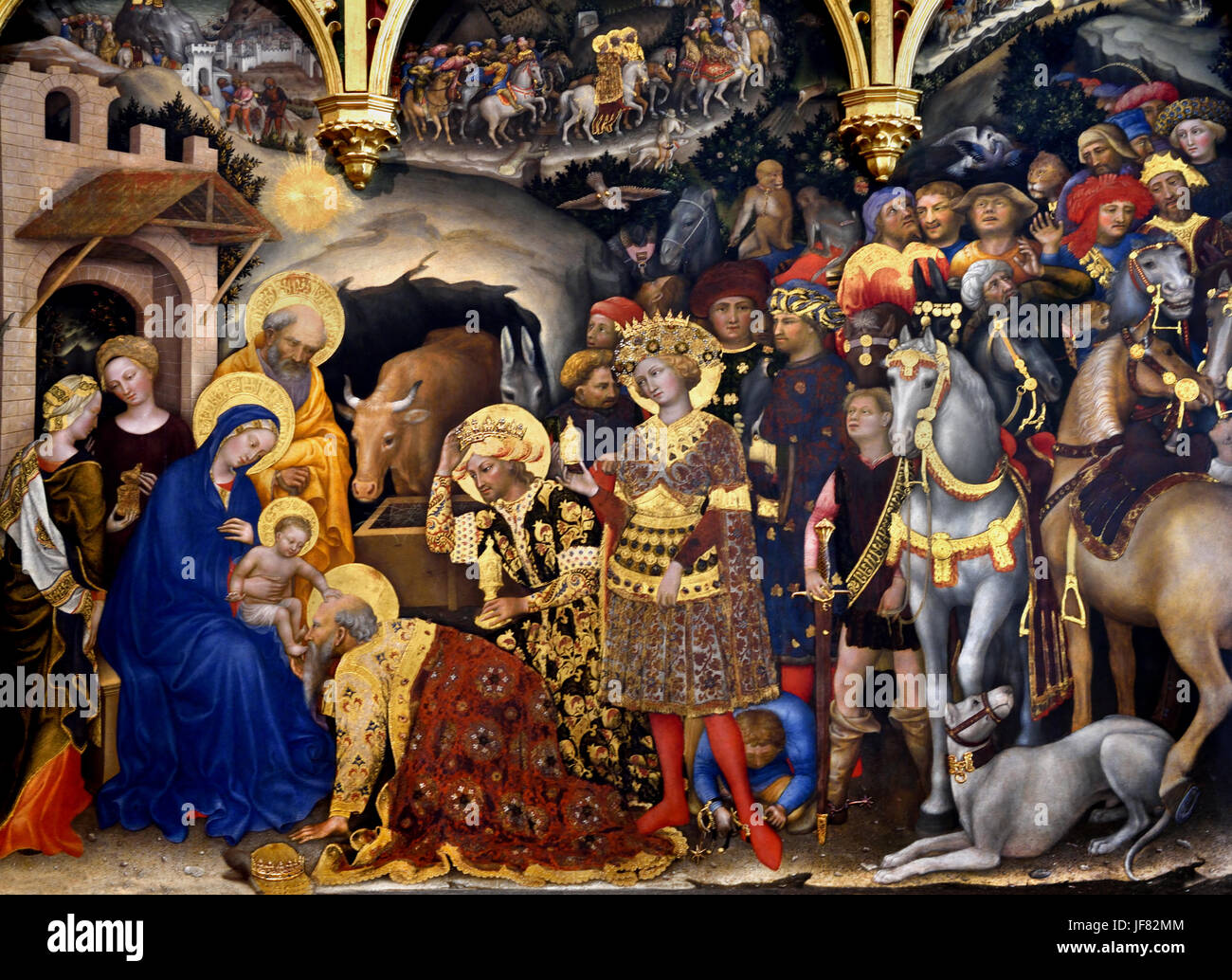 The adoration of the magi 1423 gentile da fabriano hi-res stock photography and images - Alamy