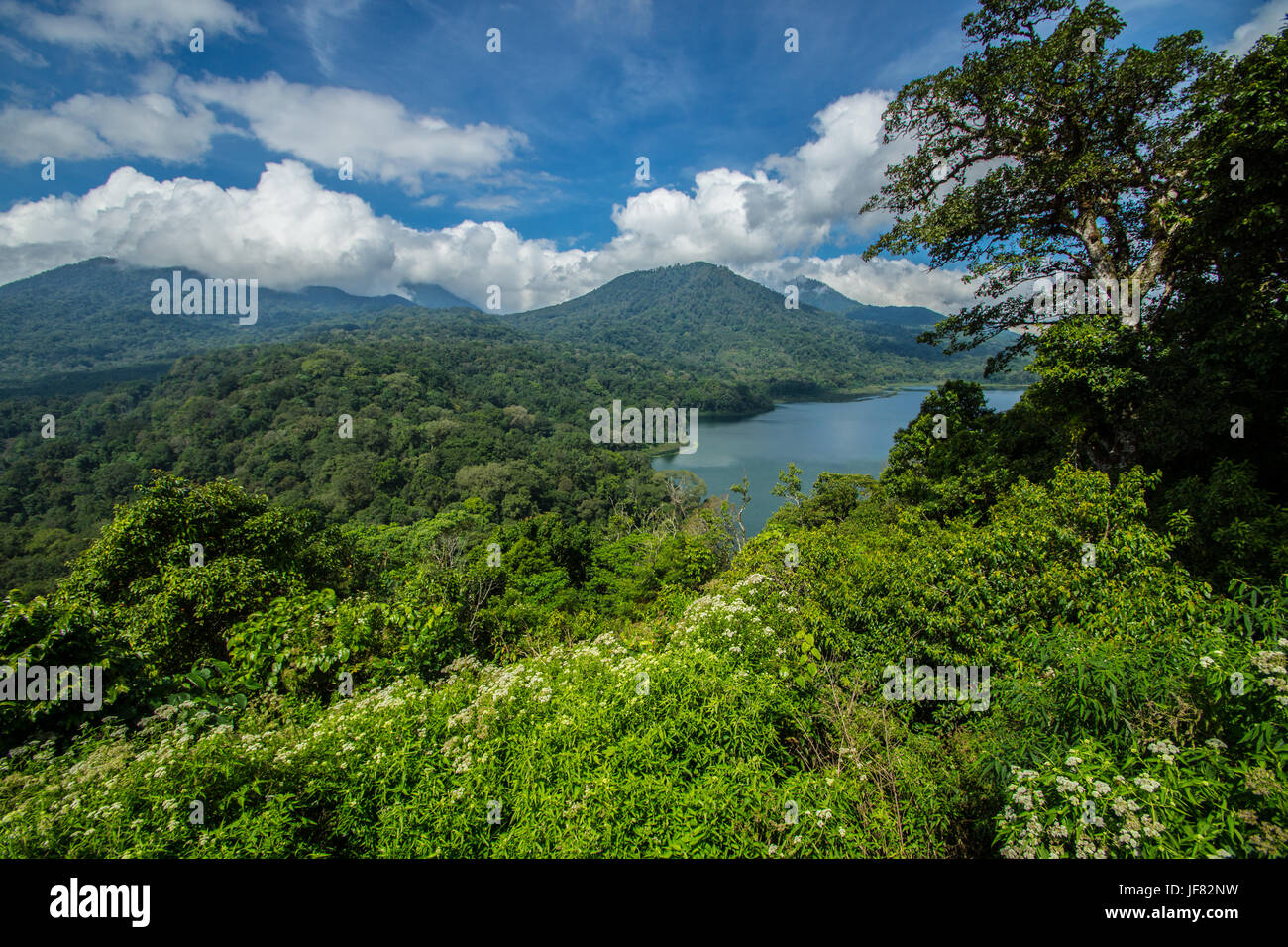 Bali twin lake hi-res stock photography and images - Alamy