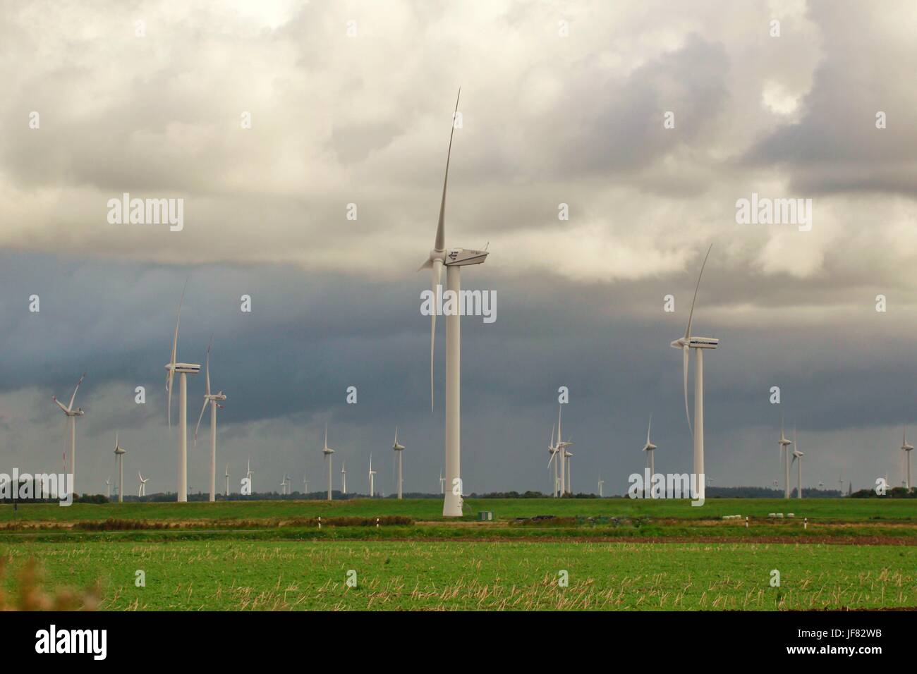 Wind Wheels - Alternative Energy Stock Photo - Alamy