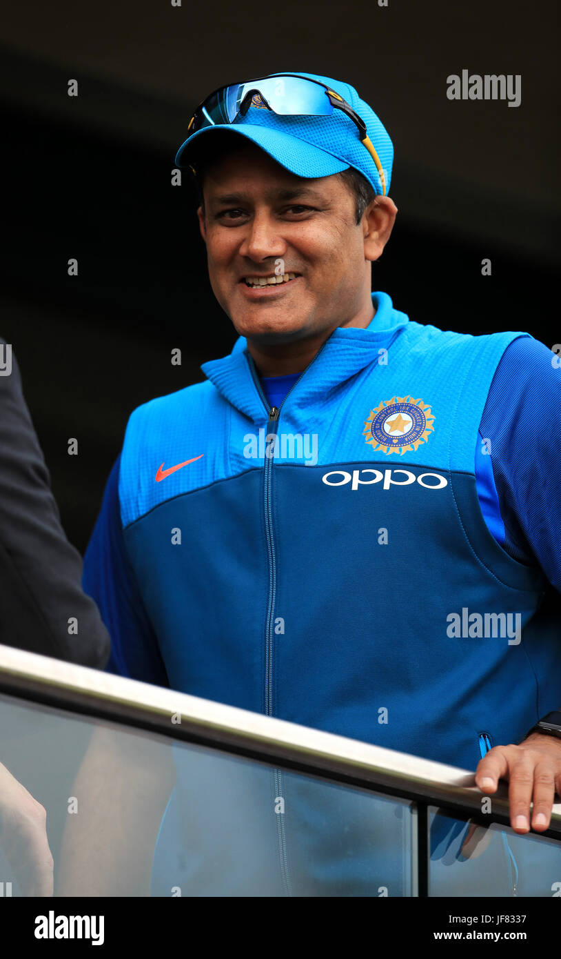 India head coach Anil Kumble Stock Photo - Alamy