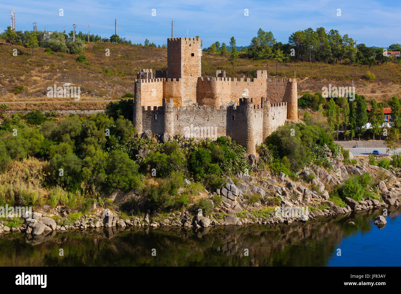 Almourol castle - Portugal Stock Photo - Alamy