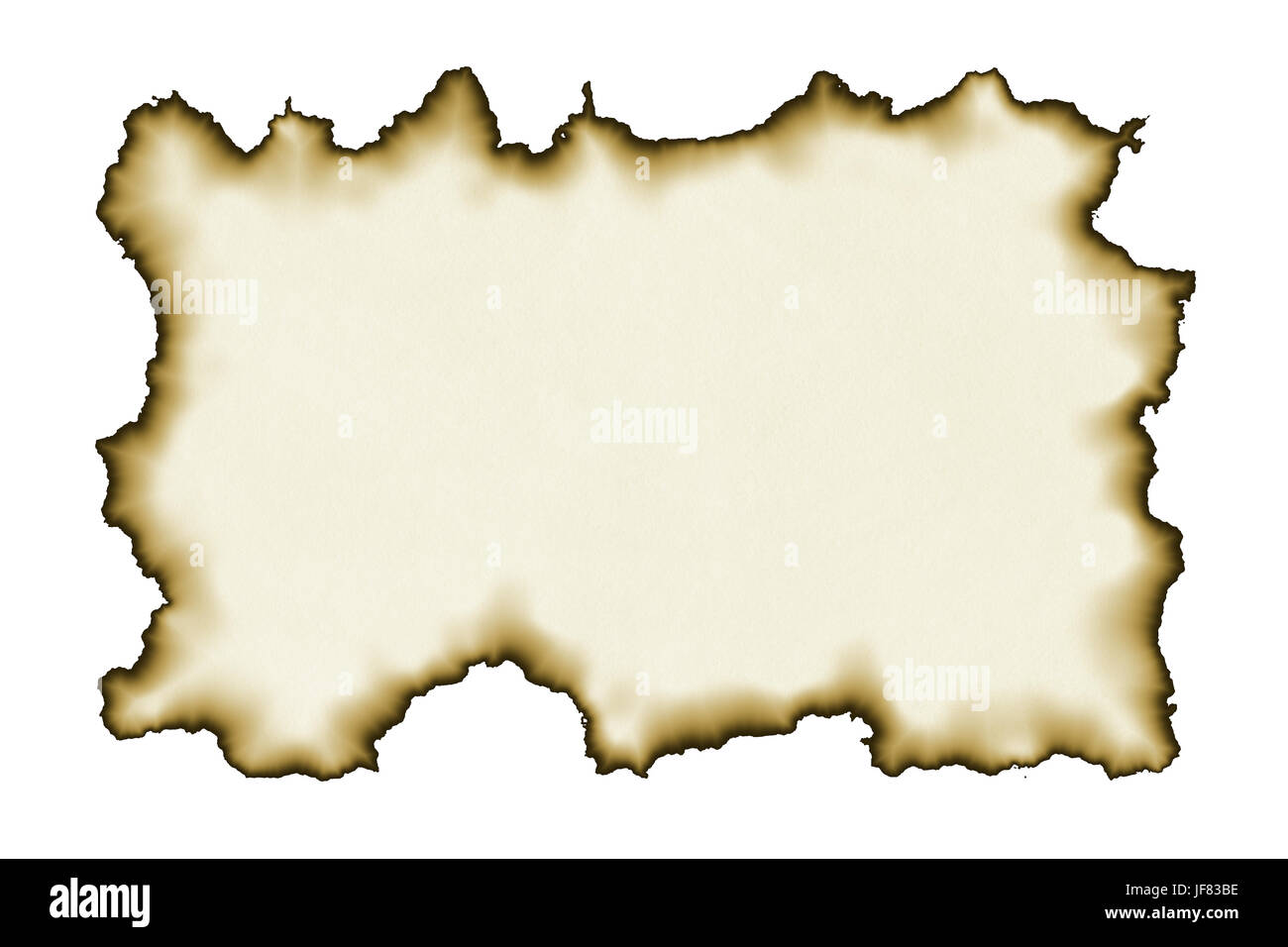 Torn edges yellow cardboard Cut Out Stock Images & Pictures - Alamy