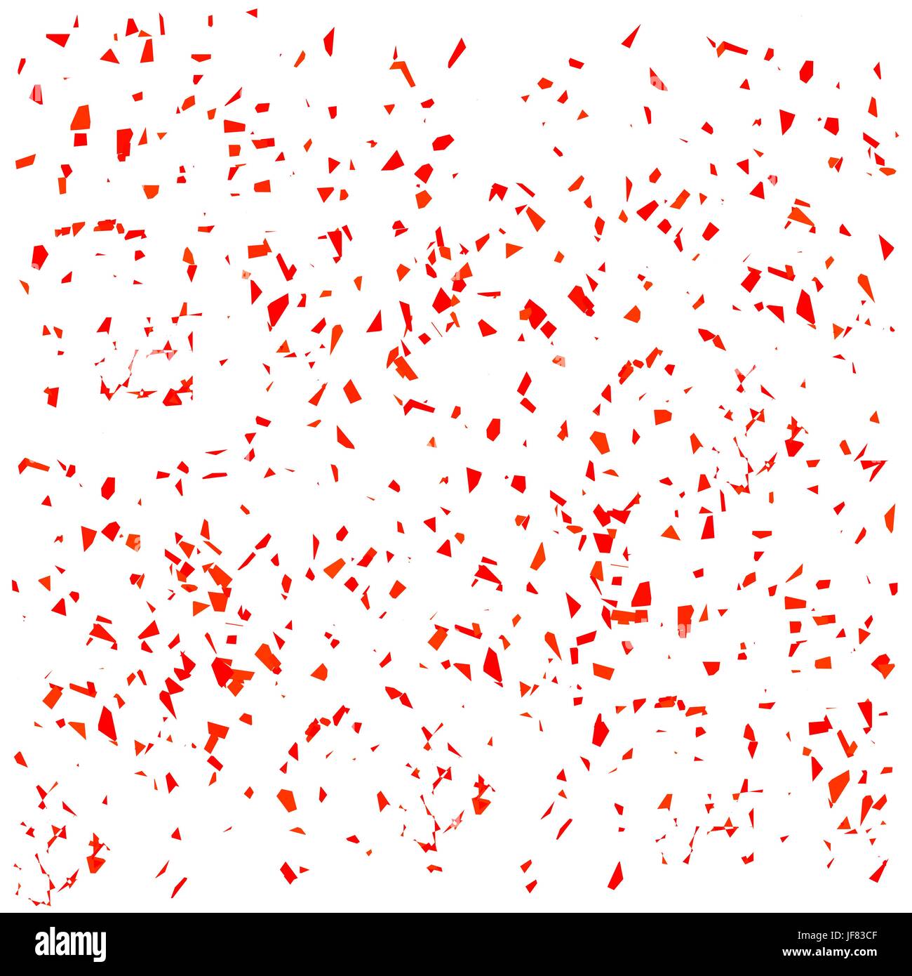 Red Confetti Isolated on White Background. Confetti Background Stock ...
