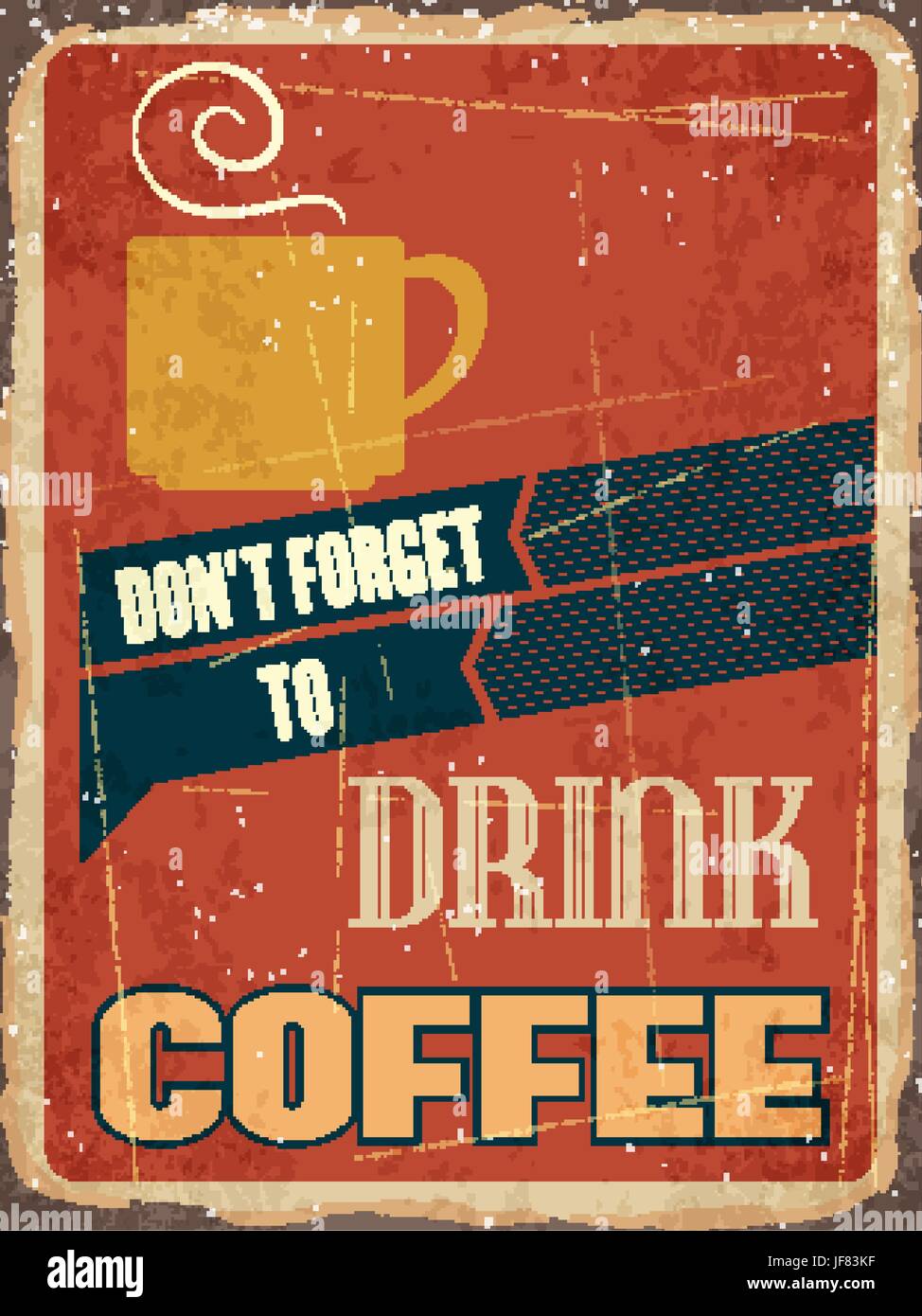 Retro food and drink art Stock Vector Images - Alamy