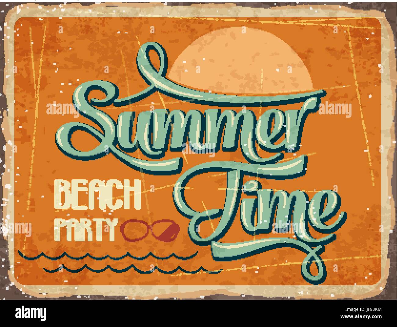 1960s summer holiday Stock Vector Images - Alamy