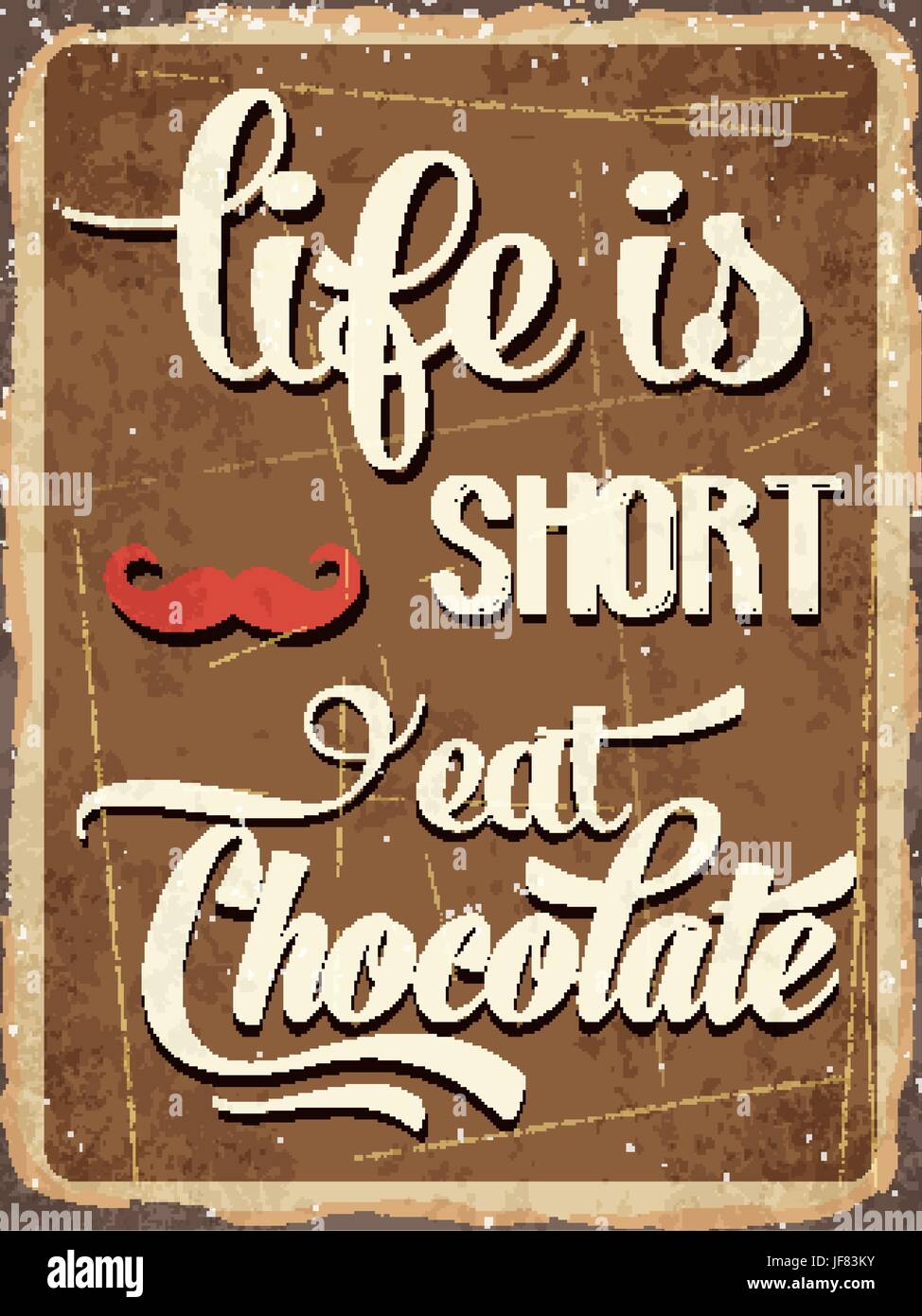Chocholate life vector vectors hi-res stock photography and images - Alamy