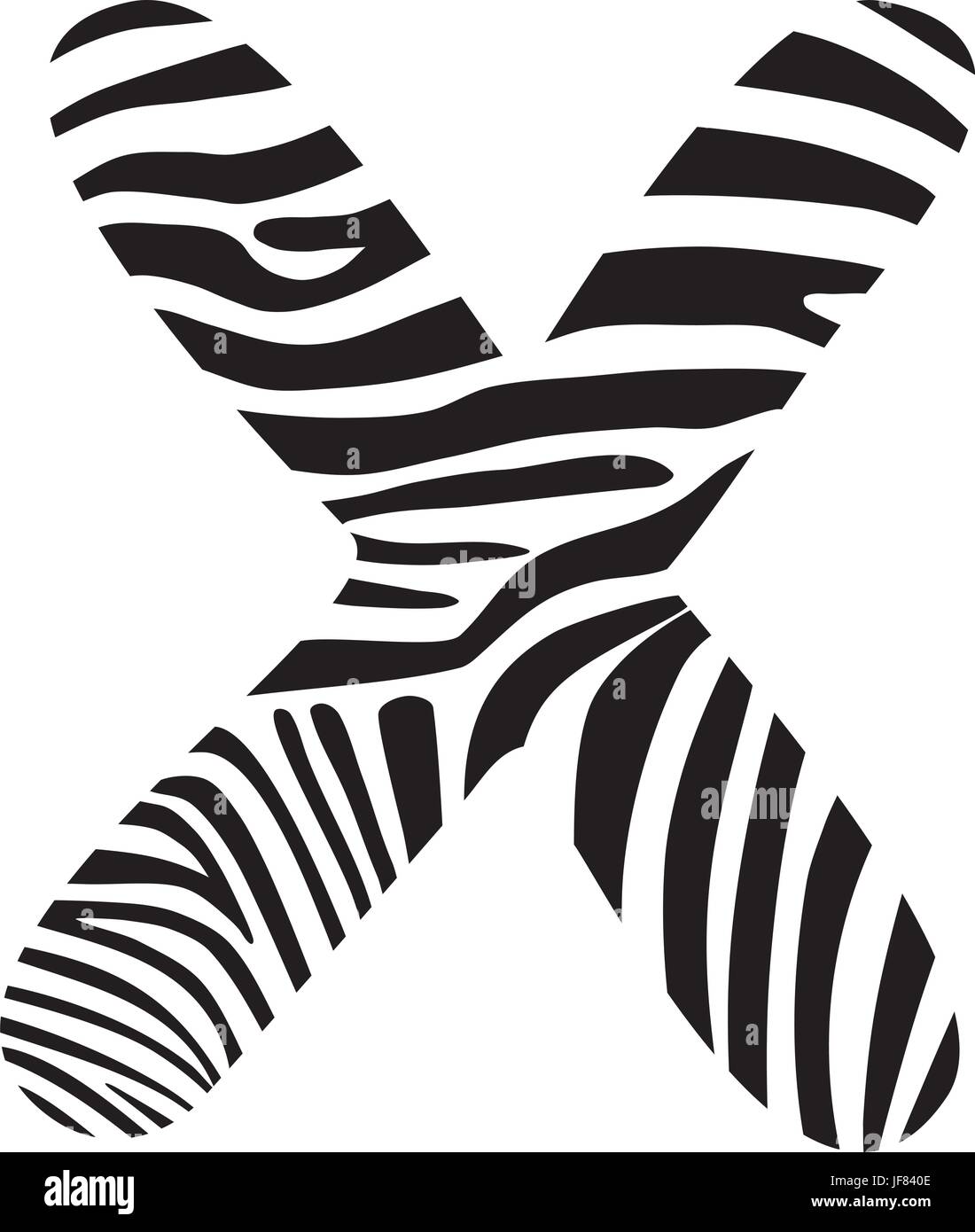 X zebra Cut Out Stock Images & Pictures - Alamy