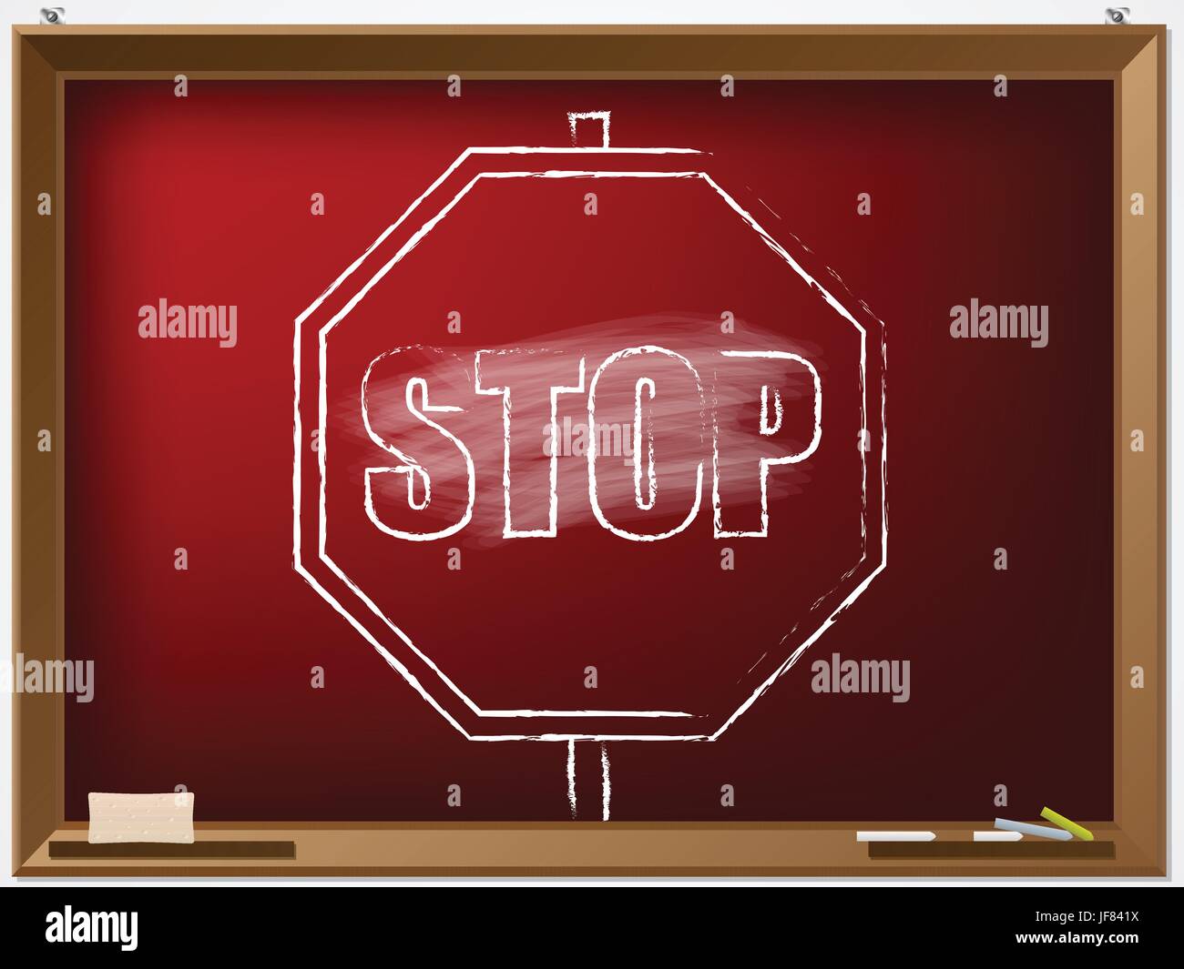 Hand drawn stop sign Stock Vector Image & Art - Alamy