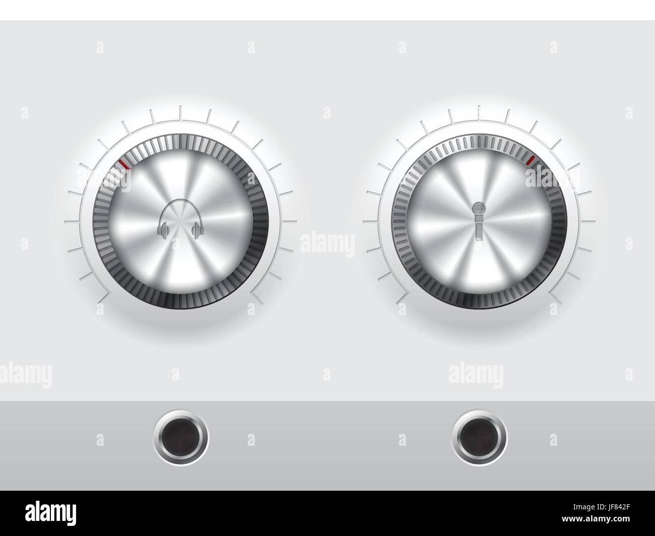Radio knobs vector hi-res stock photography and images - Alamy